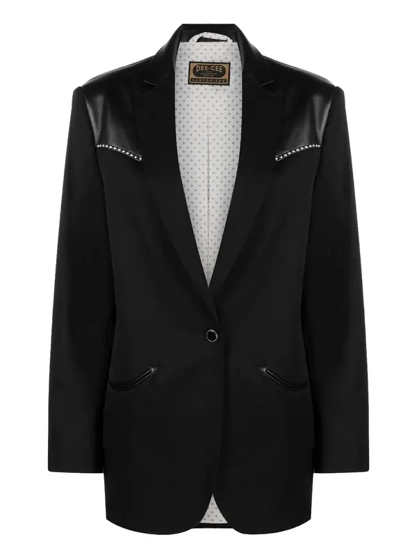 WASHINGTON DEE-CEE Panelled Single-breasted Blazer - Black