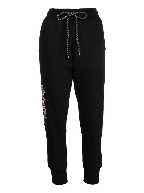 MAUNA KEA Heritage Embroidered Logo Track Pants - Black