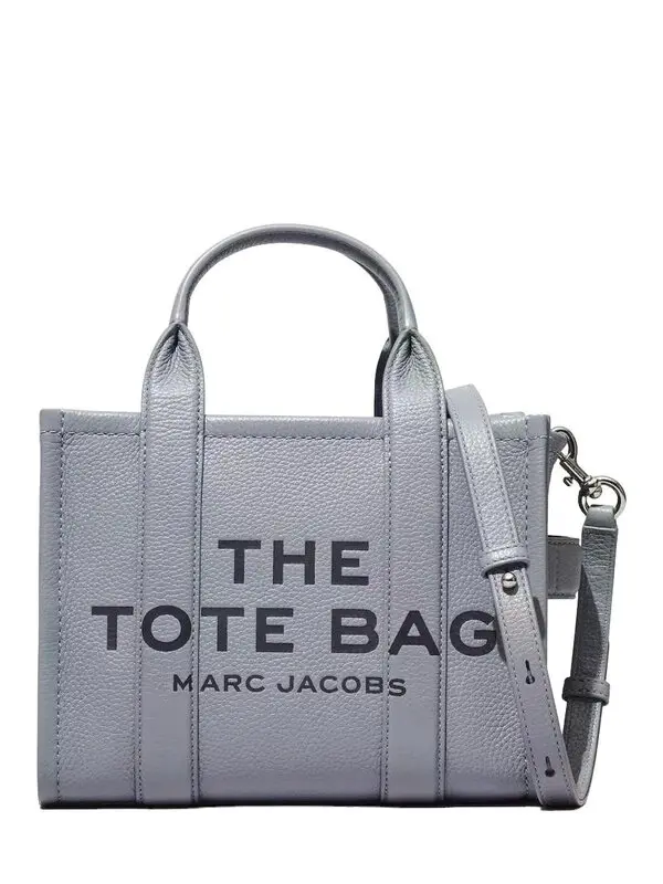 Marc Jacobs Leather Small Tote Bag - Grey