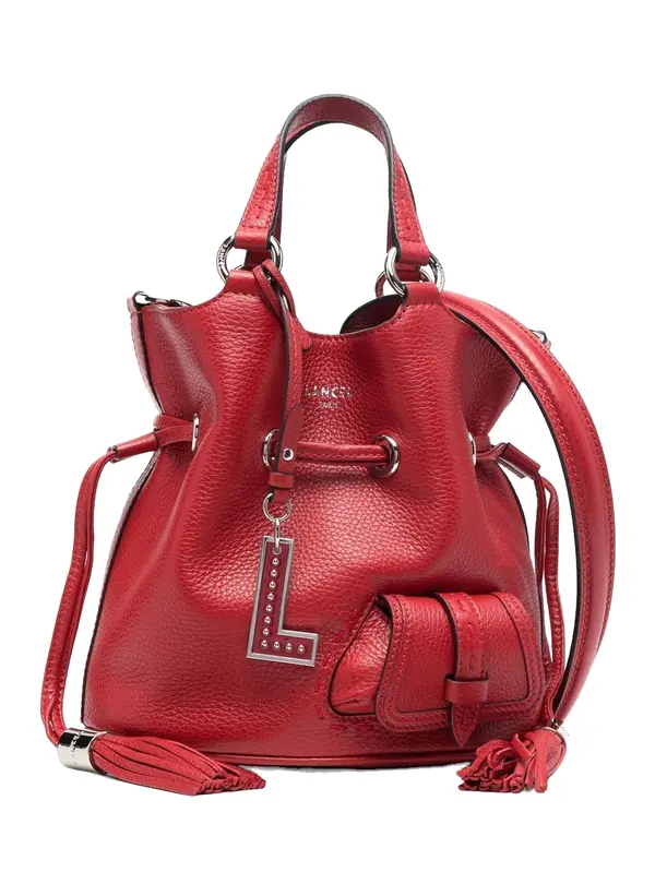 LANCEL Premier Flirt Small Bucket Bag - Red