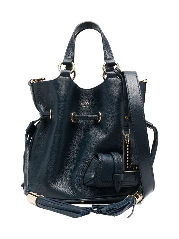 LANCEL Premier Flirt Leather Bucket Bag - Blue