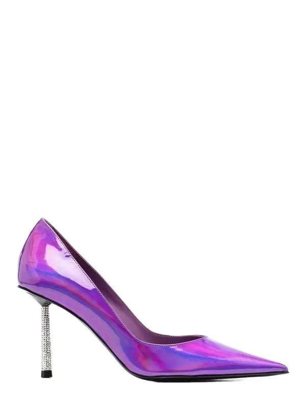 LE SILLA Bella 90mm Iridescent Pumps - Purple
