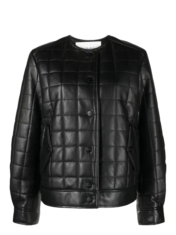 Rodebjer Quilted Bomber Jacket - Black