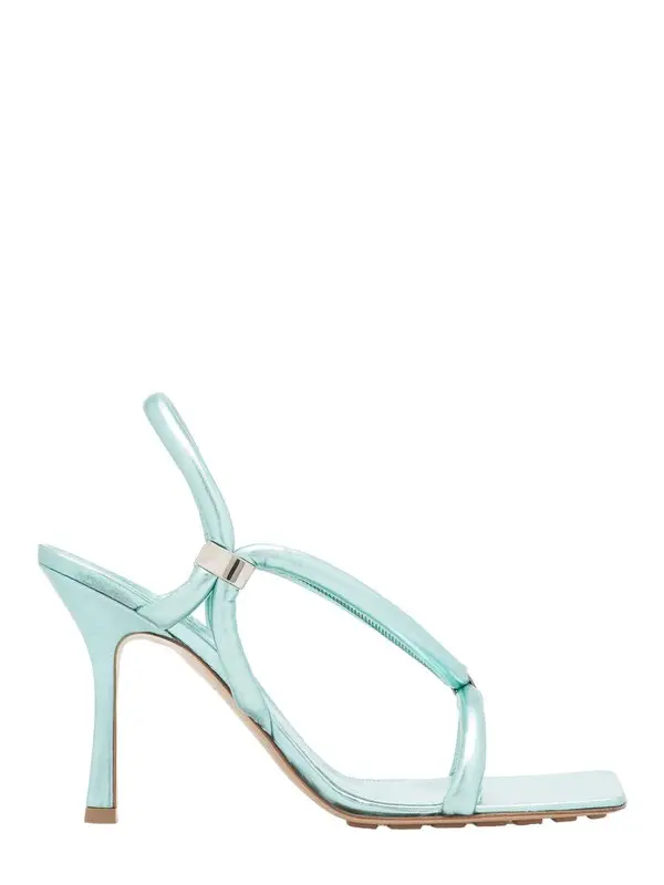 Bottega Veneta Reflection Leather Sandals - Blue