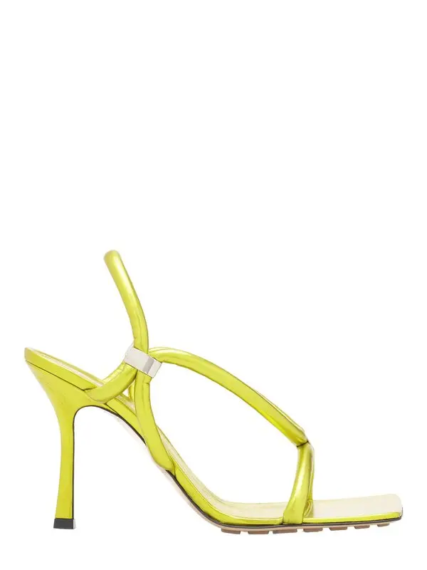 Bottega Veneta Reflection Leather Sandals - Yellow