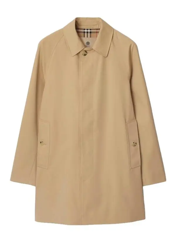 Burberry Short Camden Heritage Car Coat - Honey Beige