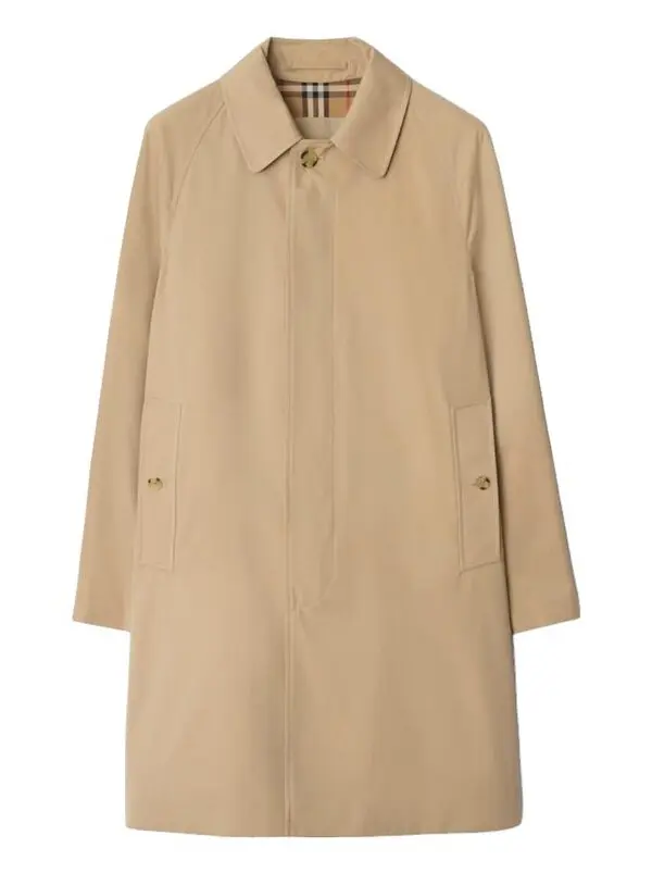 Burberry The Camden Heritage Car Coat - Honey Beige