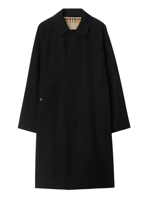 Burberry The Long Camden Heritage Car Coat - Black