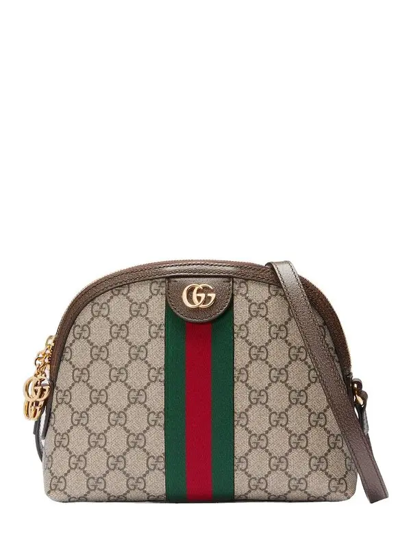 Gucci Ophidia Small Shoulder Bag Gg Canvas - Beige