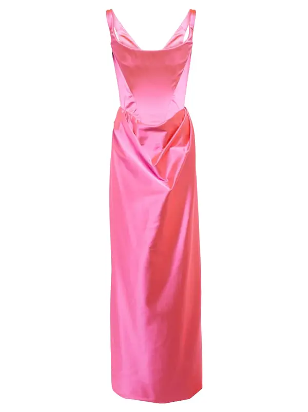 VIVIENNE WESTWOOD Camille Satin Gown - Pink