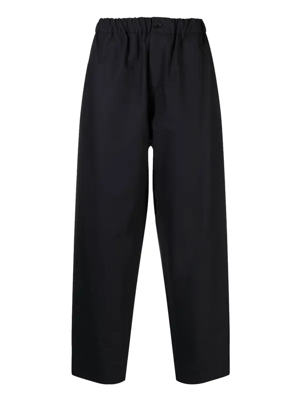 JIL SANDER Elasticated Straight-leg Trousers - Blue