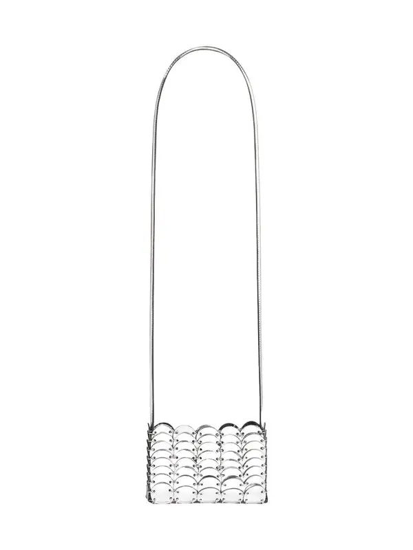 Rabanne Sequin-embellished Shoulder Bag - Silver