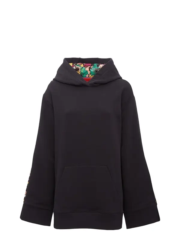 La DoubleJ Girlfriend Drawstring Hoodie - Black