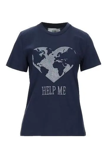 Alberta Ferretti Printed Organic Cotton T-shirt - Blue