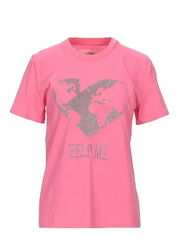 Alberta Ferretti Printed Organic Cotton T-shirt - Pink