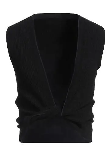 Jacquemus Sleeveless Knitted Top - Black