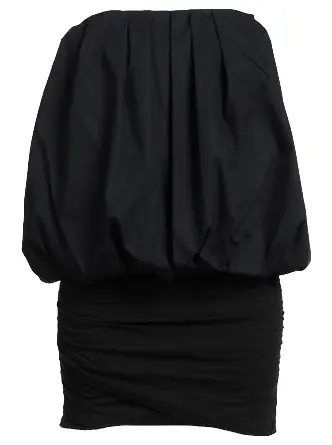 NOSTRASANTISSIMA Mini Bodycon Dress - Black