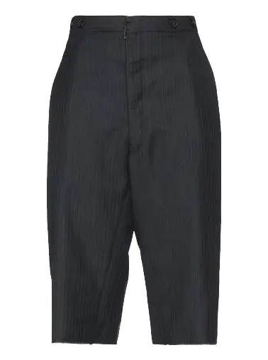 MAISON MARGIELA Pinstriped Wool Trousers - Blue