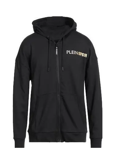 PLEIN SPORT Fleece Sweatshirt With Metallic Print - Grey