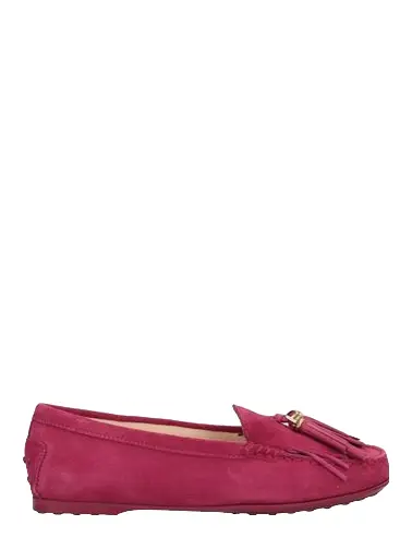 TOD'S Loafers In Leather - Red