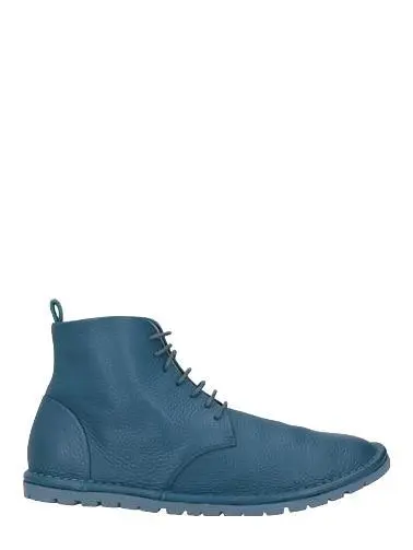 Marsèll Leather Lace-up Ankle Boots - Blue