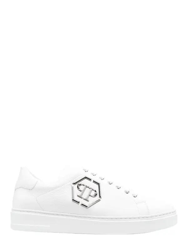 Philipp Plein Leather Low-top Sneakers - White