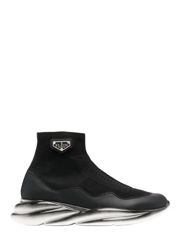 Philipp Plein Skywalker Runner Sock-style Sneakers - Black