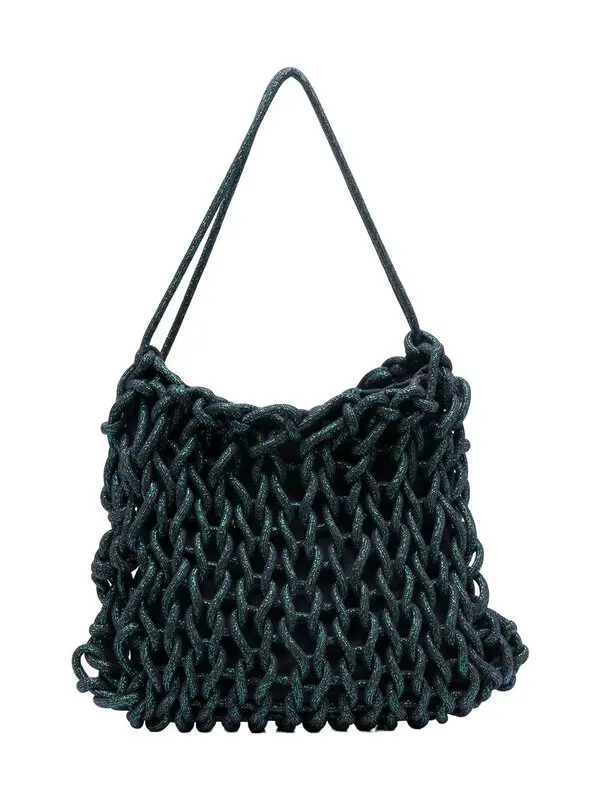 Alienina Sara Interwoven Shoulder Bag - Blue