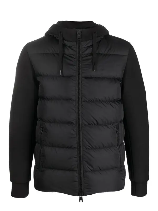 Herno Hooded Down Padded Jacket - Black