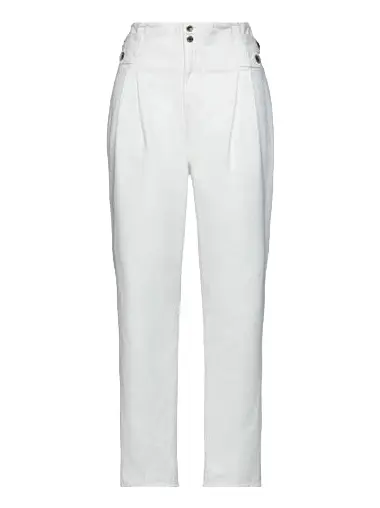 Pinko Cotton Tapered Jeans - White