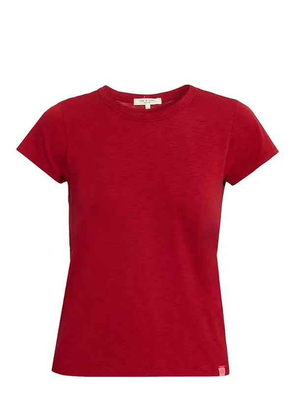 Rag & Bone Slub Crewneck Tee - Lavnd