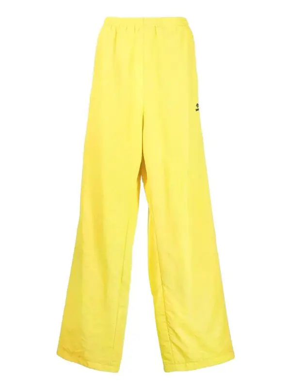 Balenciaga Logo Tracksuit Bottoms - Yellow