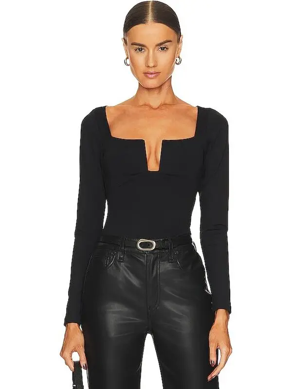 Susana Monaco Square Wire Top - Black