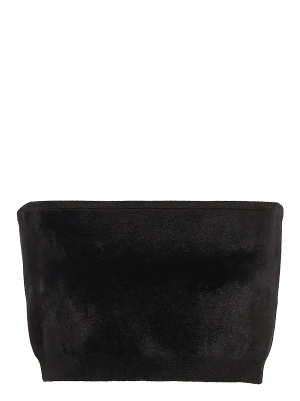 Alaïa Velvet Bandeau Top - Black