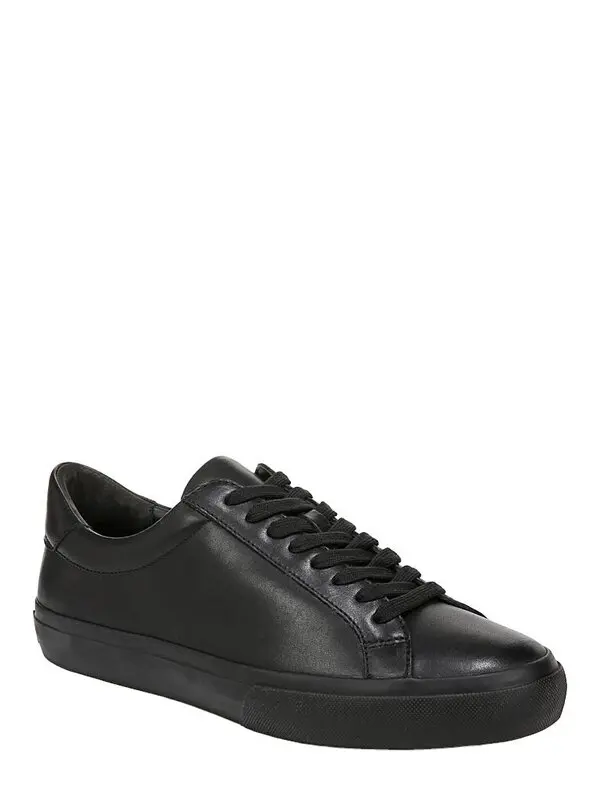 Vince Fulton Leather Lace-up Sneakers - Black