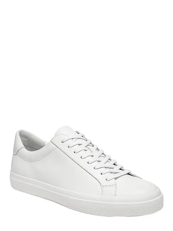 Vince Fulton Leather Lace-up Sneakers - White