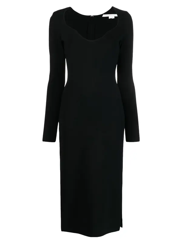 Veronica Beard Imka V-neck Dress - Black