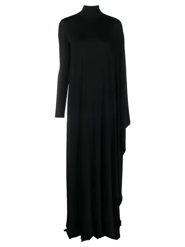 Balenciaga Minimal Maxi Dress - Black