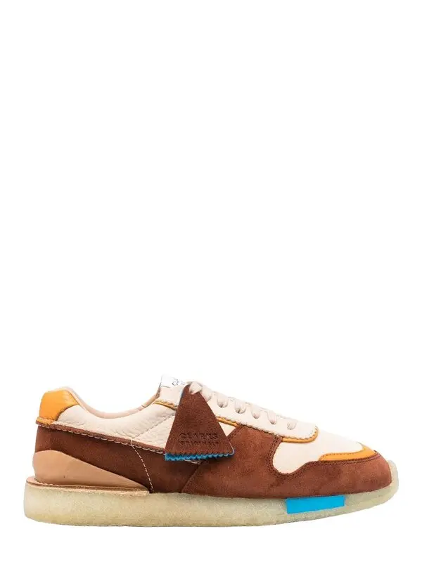 Clarks Colour-block Panelled Low-top Sneakers - Neutrals