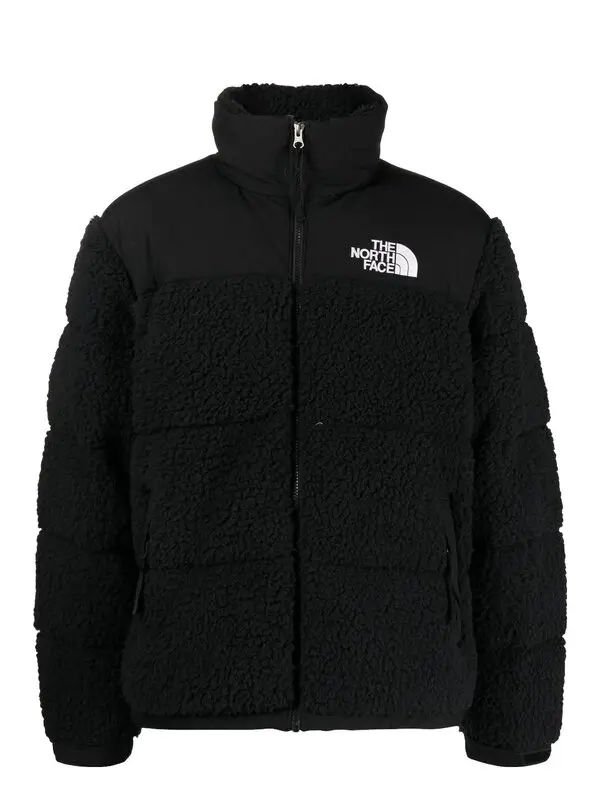 The North Face Nuptse Fleece Padded Jacket - Black