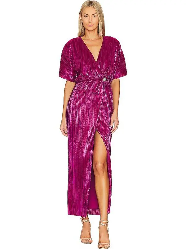 House Of Harlow 1960 X Sabrina Dress - Fuchsia
