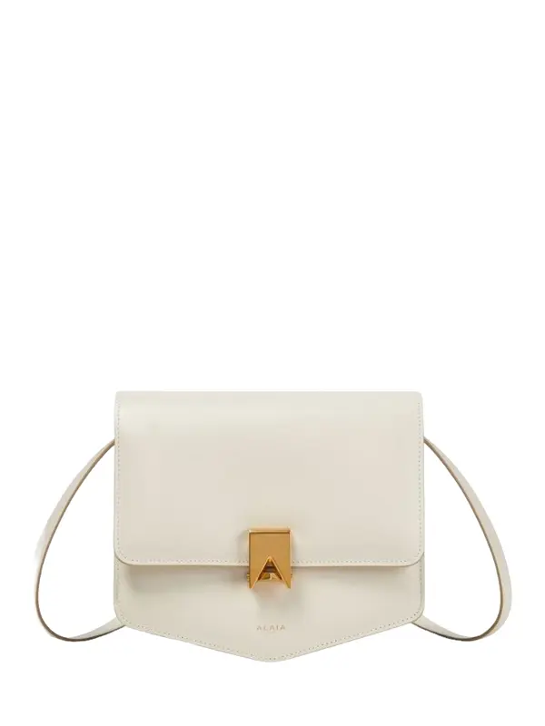 Alaïa Le Papa Leather Shoulder Bag - White