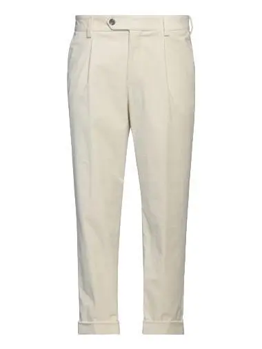 BOSS Cotton-elastane Blend Pants - White