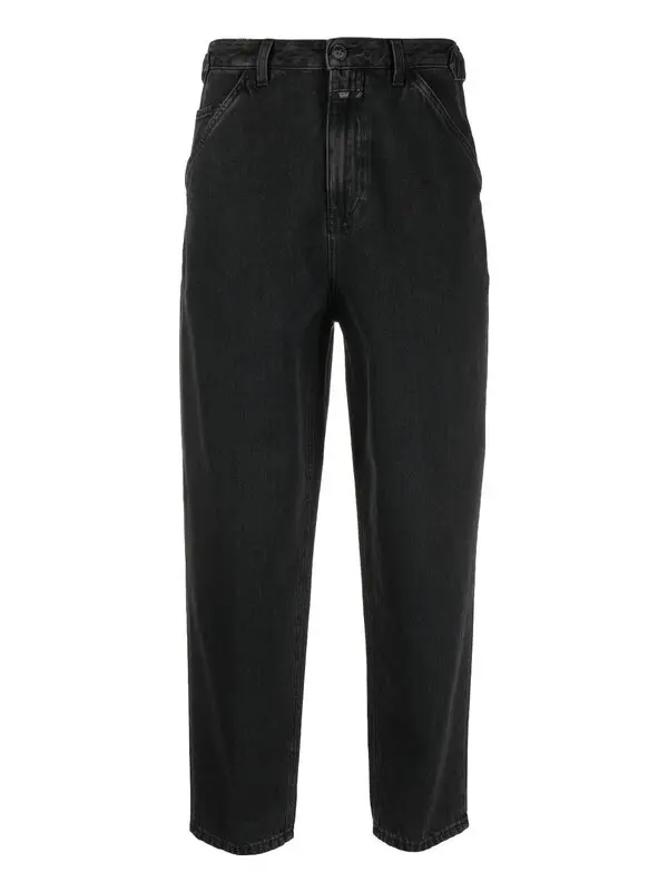 Closed Washed Tapered Jeans - Grey