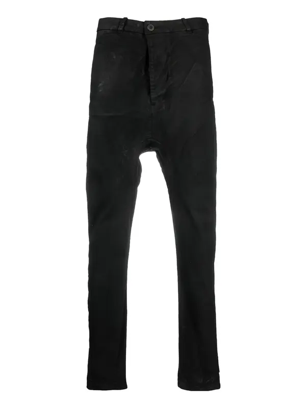 Boris Bidjan Saberi Distressed Slim-fit Jeans - Black