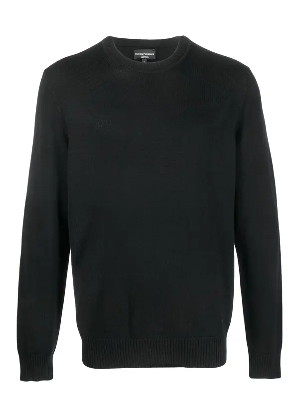 Emporio Armani Crew-neck Jumper - Black