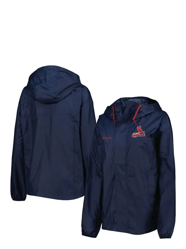 Columbia St. Louis Cardinals Flash Challenger Windbreaker Jacket - Navy
