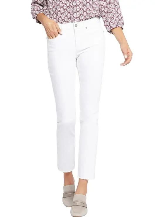 NYDJ Sheri Slim Ankle Jeans - Optic White