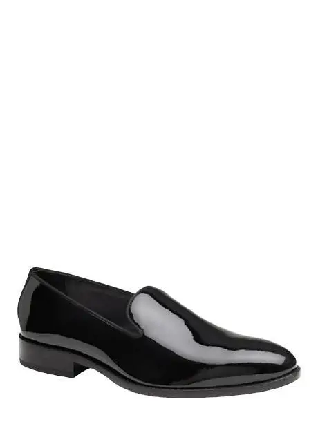 Johnston & Murphy Gavney Patent Loafer - Black Patent