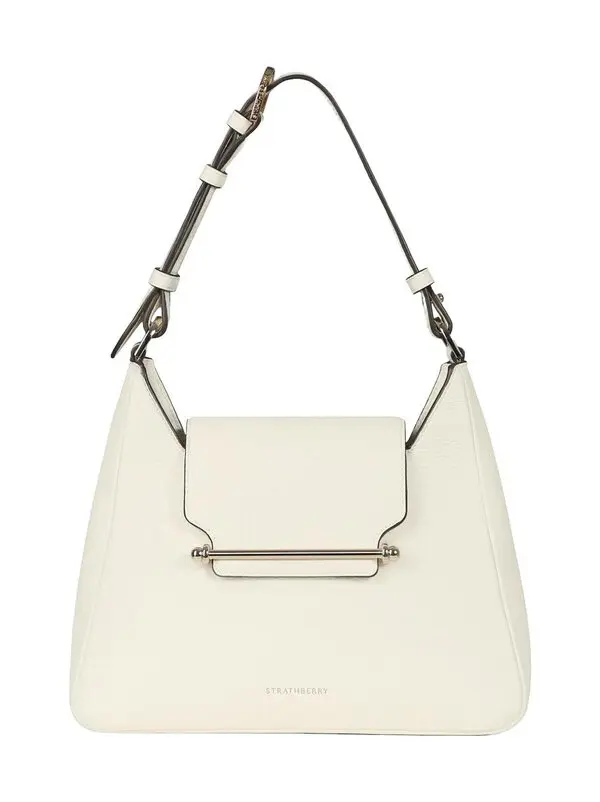 Strathberry Multrees Leather Hobo - Vanilla